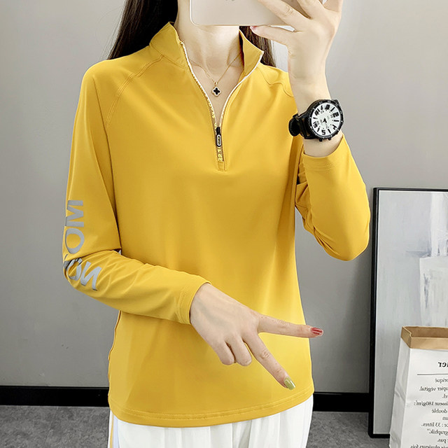 Outdoor quick-drying clothing women's long-sleeved T-shirt top sports ...