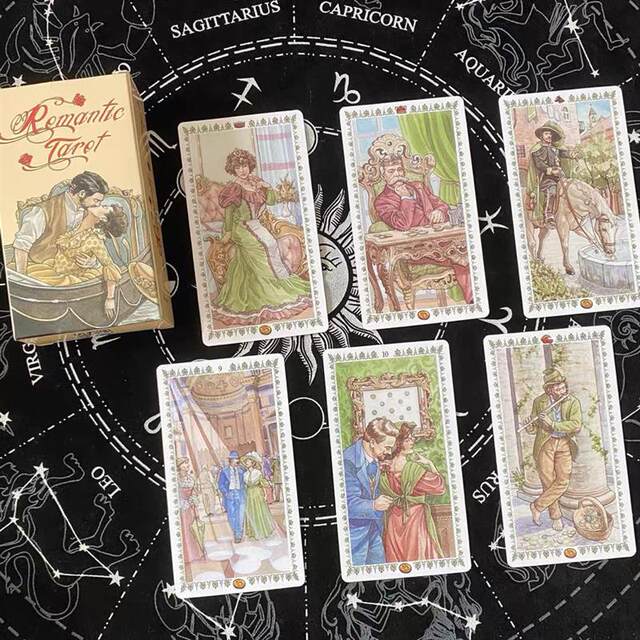 Romantic kaRomanticTarot board game card tower ta Luo card tower screw ...