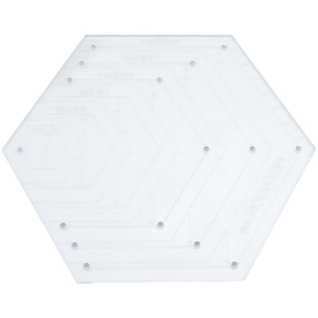 Modeling ruler 4 patchwork ruler hexagonal triangle rhombus handmade ...