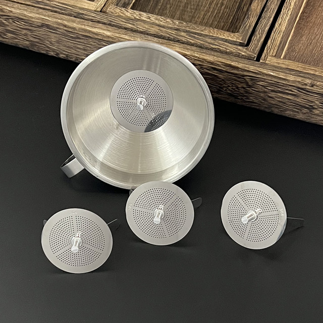 Funnel 304 stainless steel large and small diameter household kitchen ...
