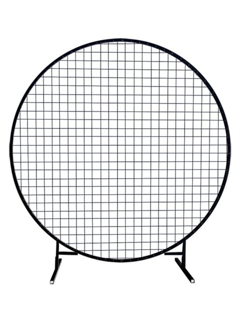 Wedding decoration iron mesh screen semicircular school painting ...