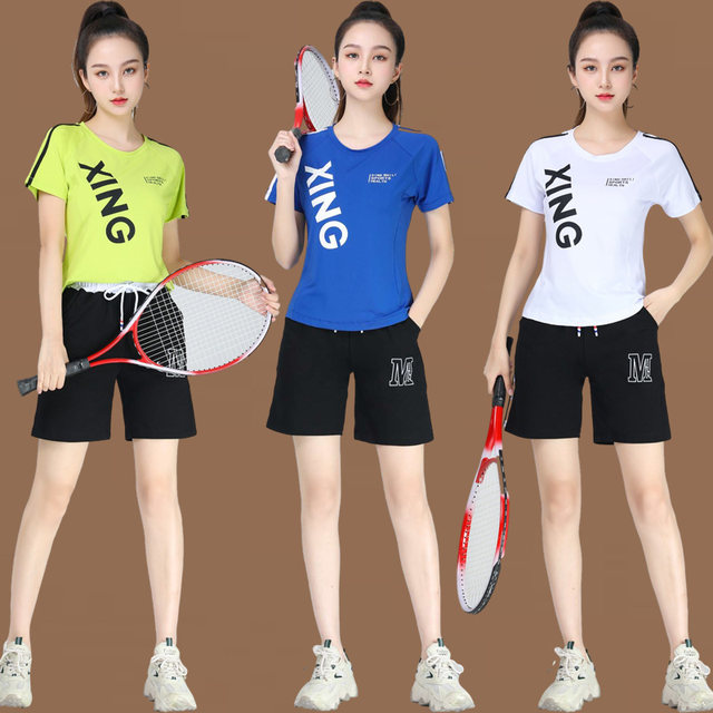 Ghost step dance clothing new short-sleeved shorts summer sports ...