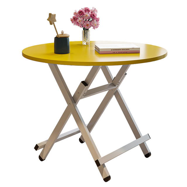Furnishing simple and foldable tables small round tables to eat low ...