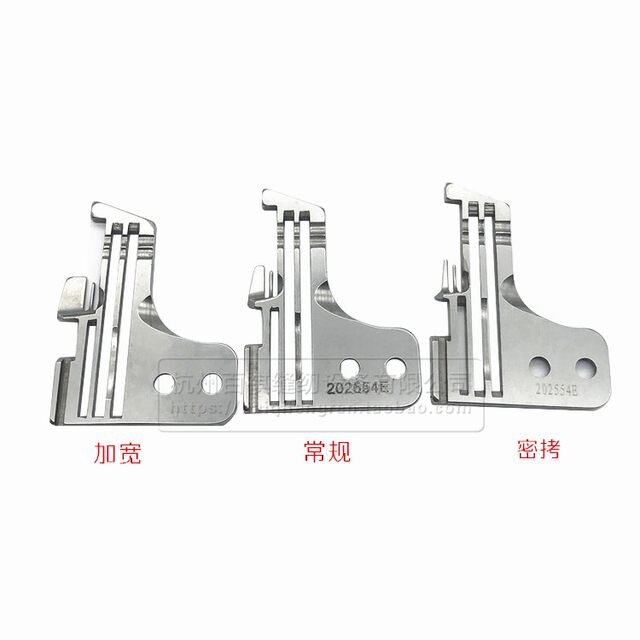 700 four-thread overcoat machine needle plate modified dense copy dense ...