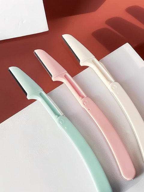 Foldable eyebrow razor set, safe for beginners, female eyebrow shaving ...