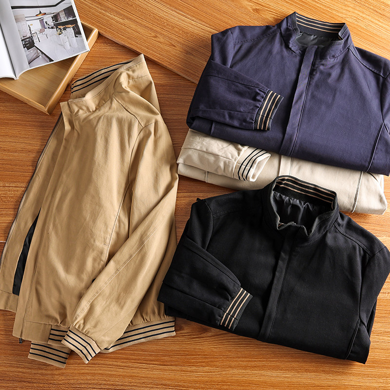 Advanced export jacket coat male stand -up collar business leisure ...