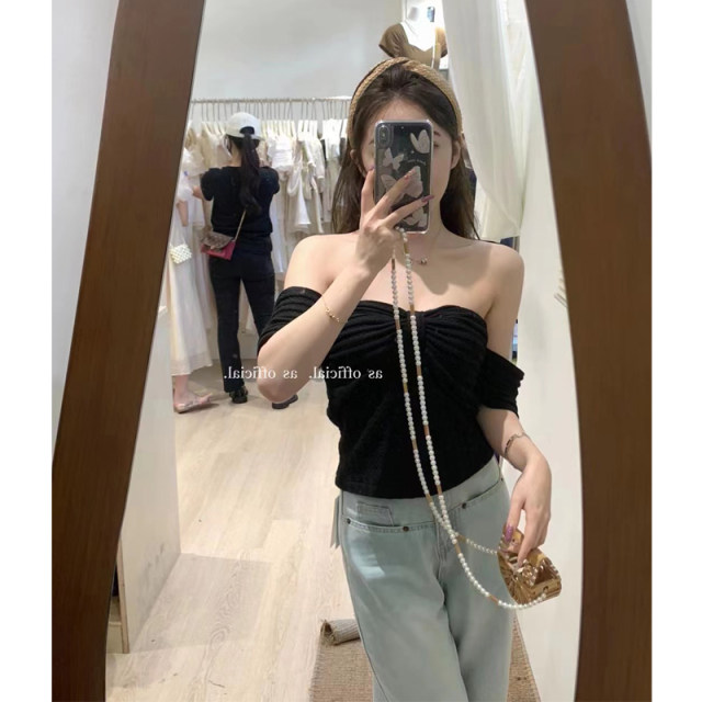 French retro high -level sensitivity Western qi temperament Slim ...