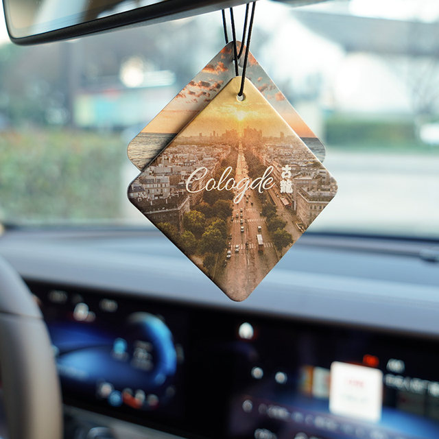 Car fragrance tablets essential oil aromatherapy car perfume pendant ...