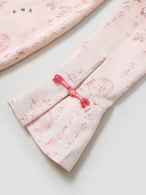 2025 spring new style Shu cheongsam slim dress stand collar bell ...