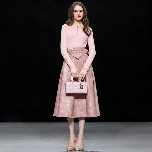 2024 autumn and winter new temperament semi -high -collaring jacket ...