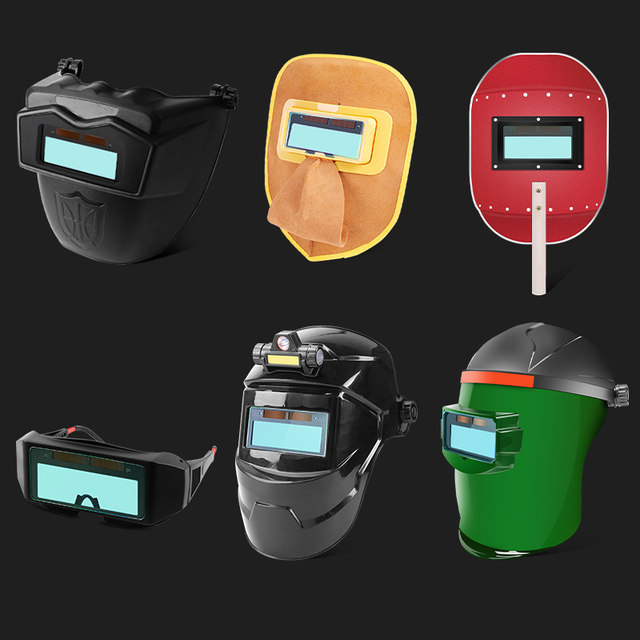 Automatically dimming adjustable lens welding helmet welding glasses mask protective cover ...