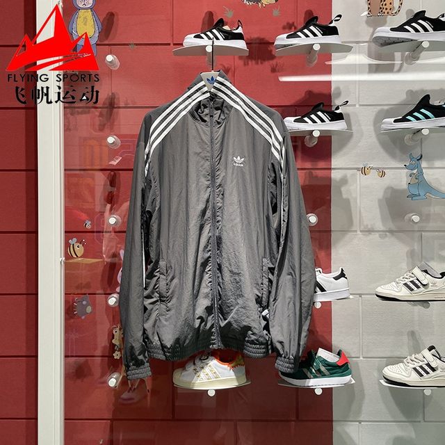 Adidas Clover Women's Woven Jacket 2024 Autumn Three Stripes Stand ...