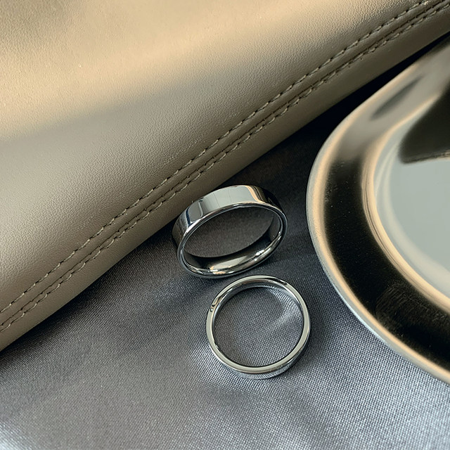 Index finger ring for men, ins cold style, simple titanium steel single ...