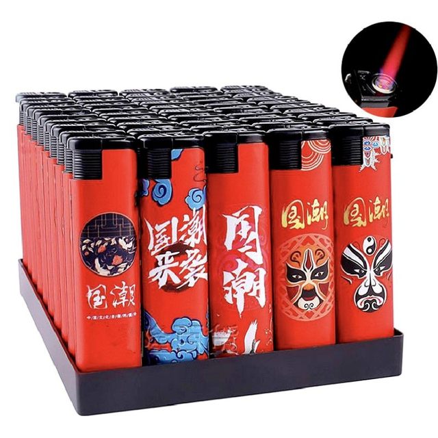 Windproof open flame lighter, new thickened, fall-resistant, wind ...