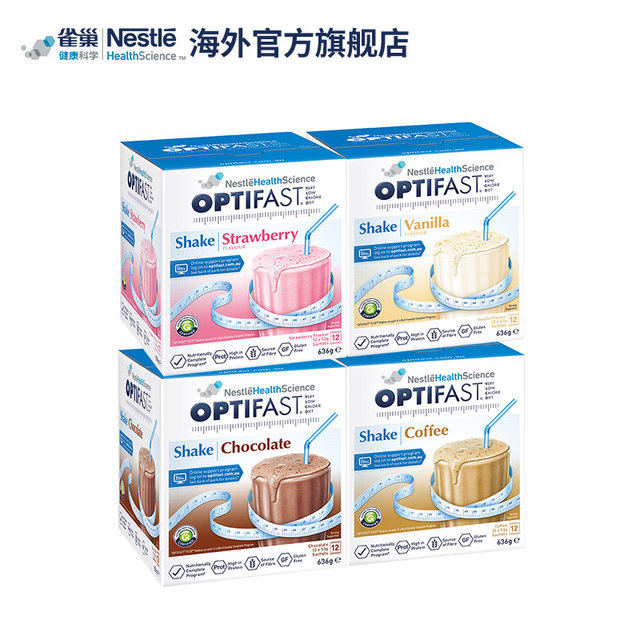 Nestlé Optifast meal replacement milkshake satiety meal nutrition ...