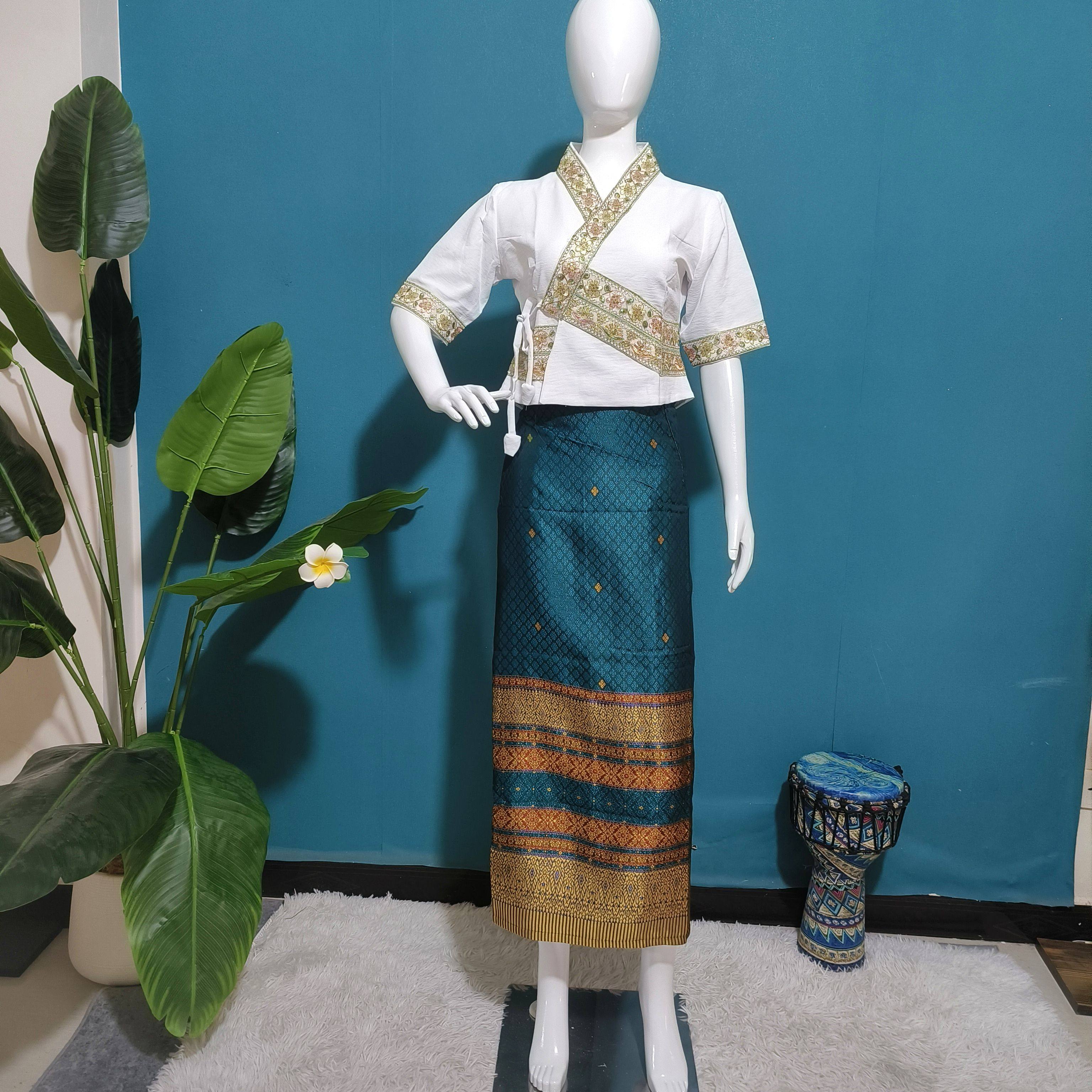 Summer new Dai clothing female internet celebrity same style Dai suit ...