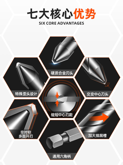 Eccentric drill bit, tilted head, ultra-hard ceramic tile drilling ...