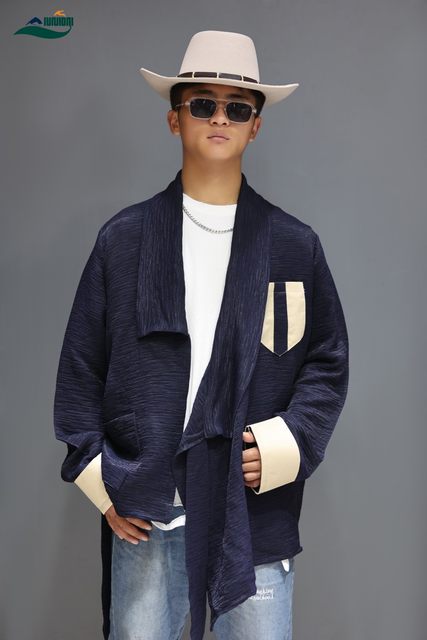 Men's top layer of summer, black Tibetan jacket thin ethnic style white ...