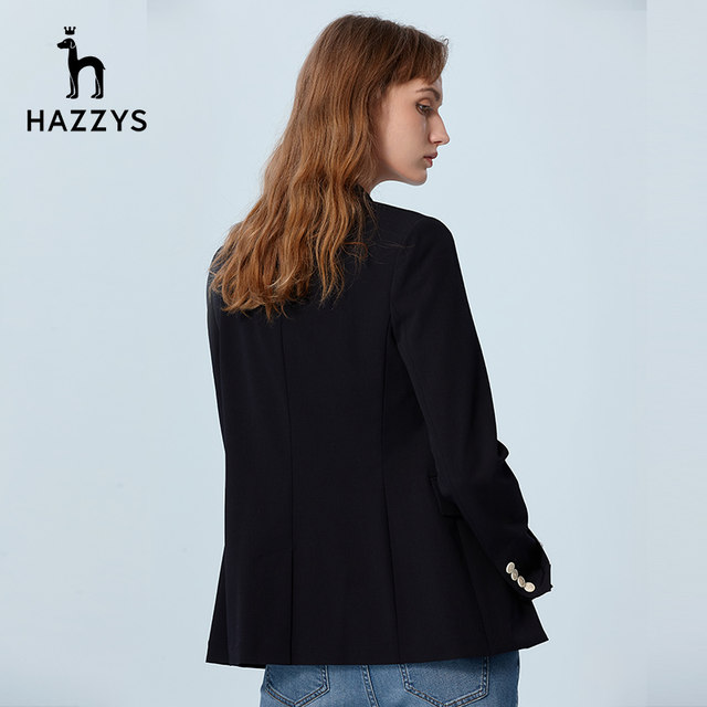 hazzys official flagship spring and autumn double-breasted women's ...