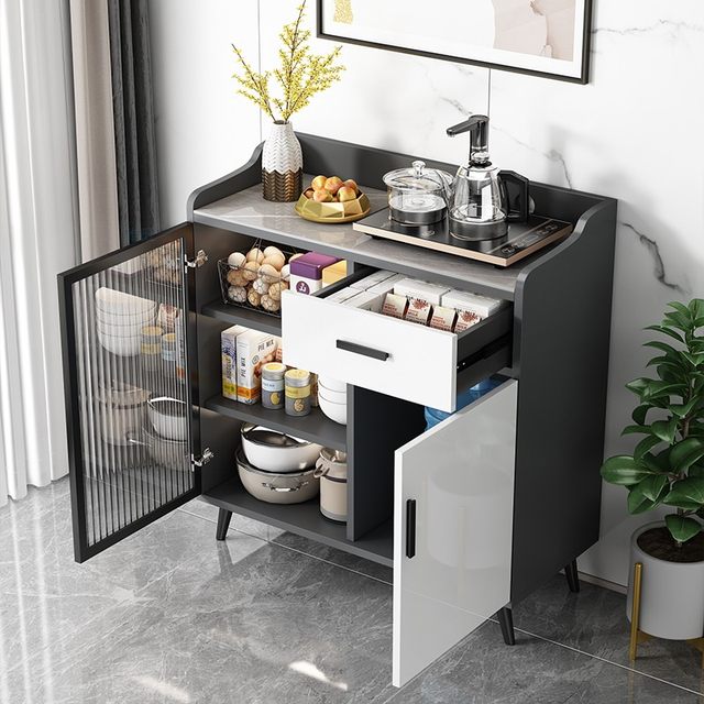 Slate sideboard light luxury tea cabinet simple modern cupboard living ...