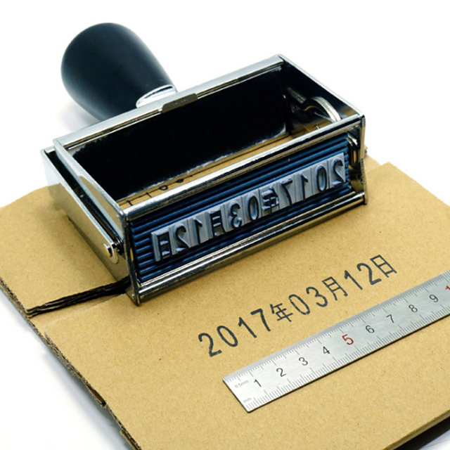 Production date coder manual alphanumeric adjustable carton woven bag ...
