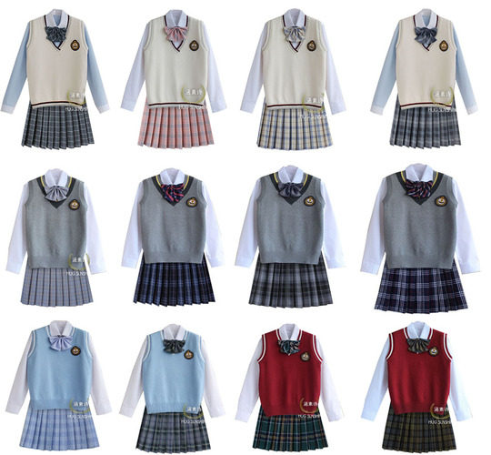 5-Piece School Uniform Set - Junior & High School - British Style