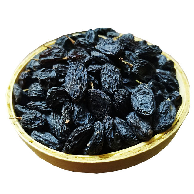 Xinjiang specialty black grape non-super large black currant raisins ...