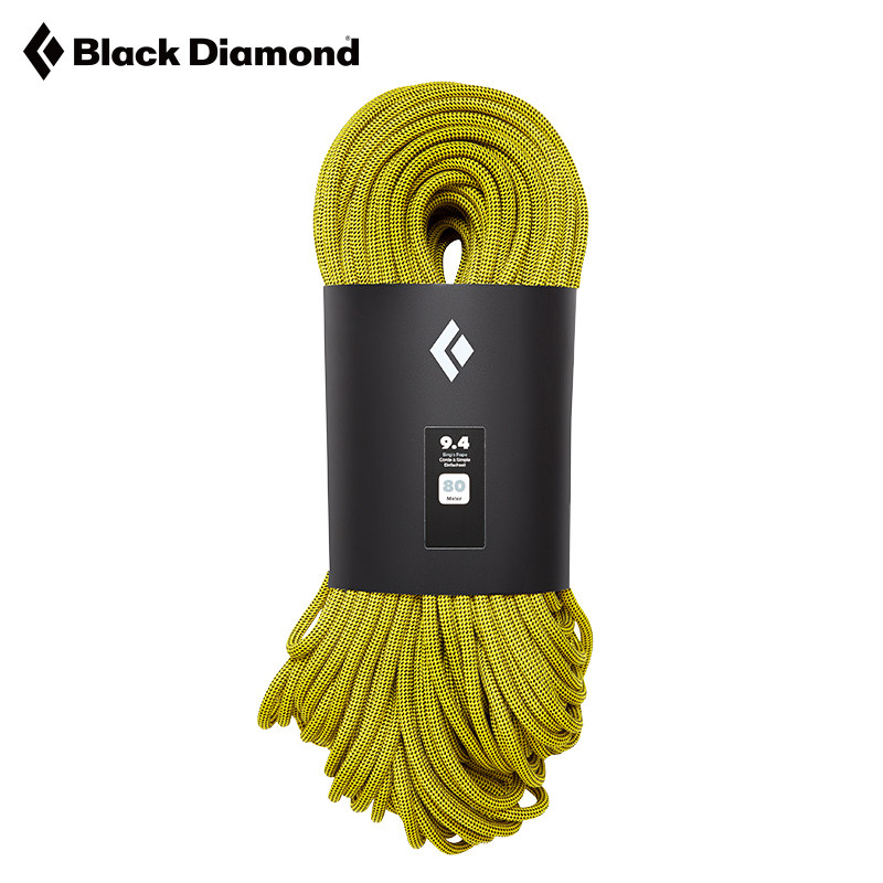 Black Diamond Rock Climbing Rope - Single Rope for Mountain & Ice Climbing