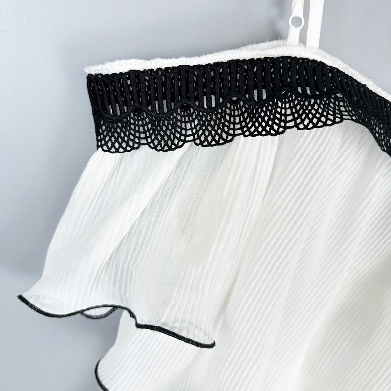 Pull-fitting counter genuine small fresh and sweet suspender off ...