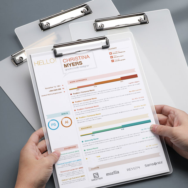 Chuangyi Board folder folder A4 splint stationery office supplies ...