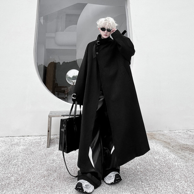 2024 winter clothing designer catwalk style high-end diagonal placket ...