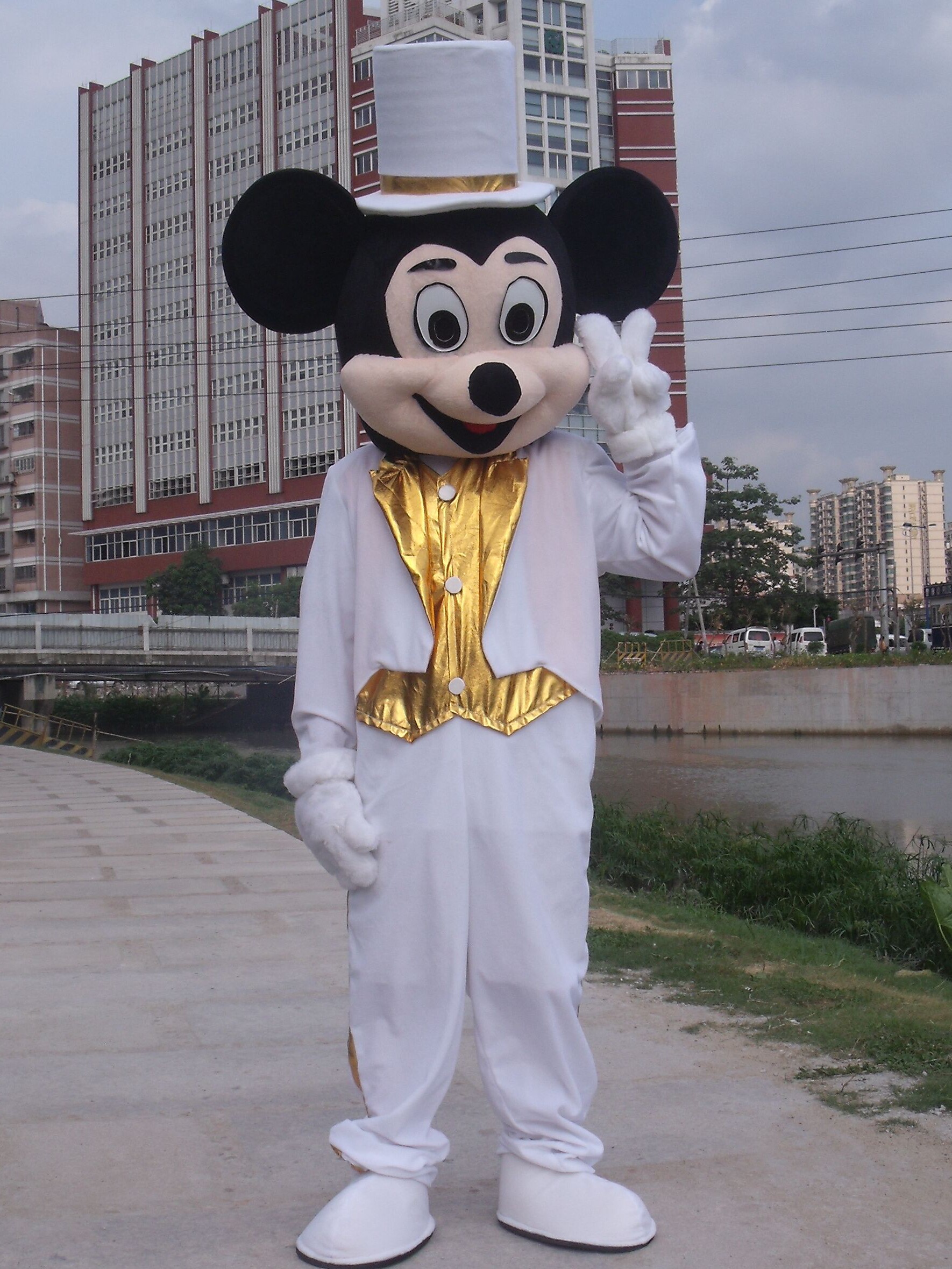 Happy Sheep Tuzki Mickey Mouse Costume - Adult Cosplay Outfit