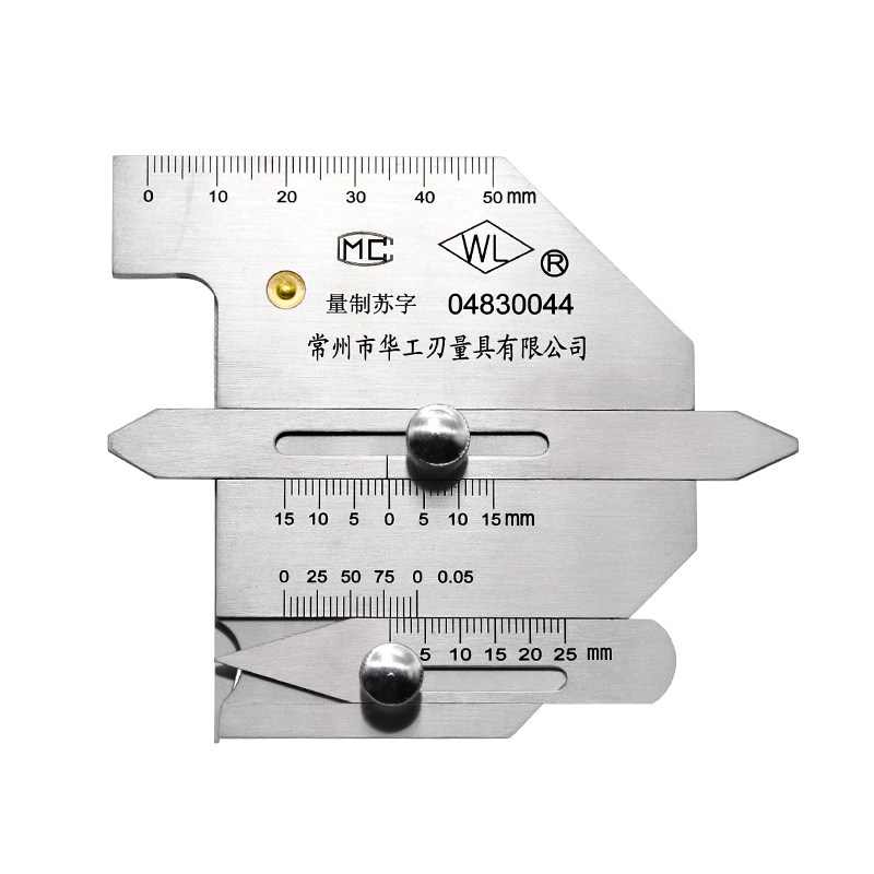 Liangshuo Weld Testing Ruler - Stainless Steel Welding Gauge