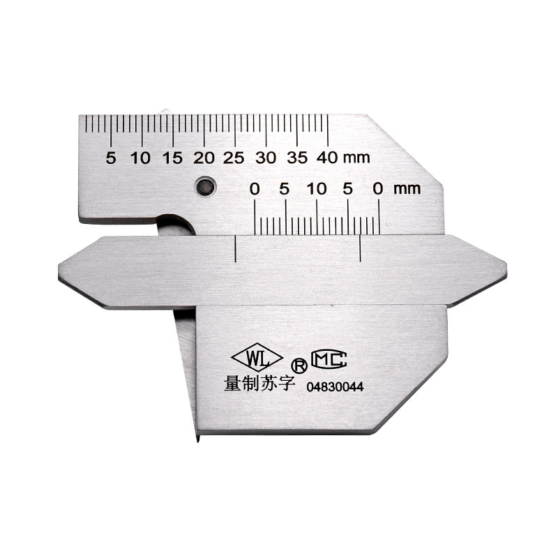 Welding Inspection Ruler HJC40B - Weld Inspection Ruler for Corner Weld Measurement Gauge