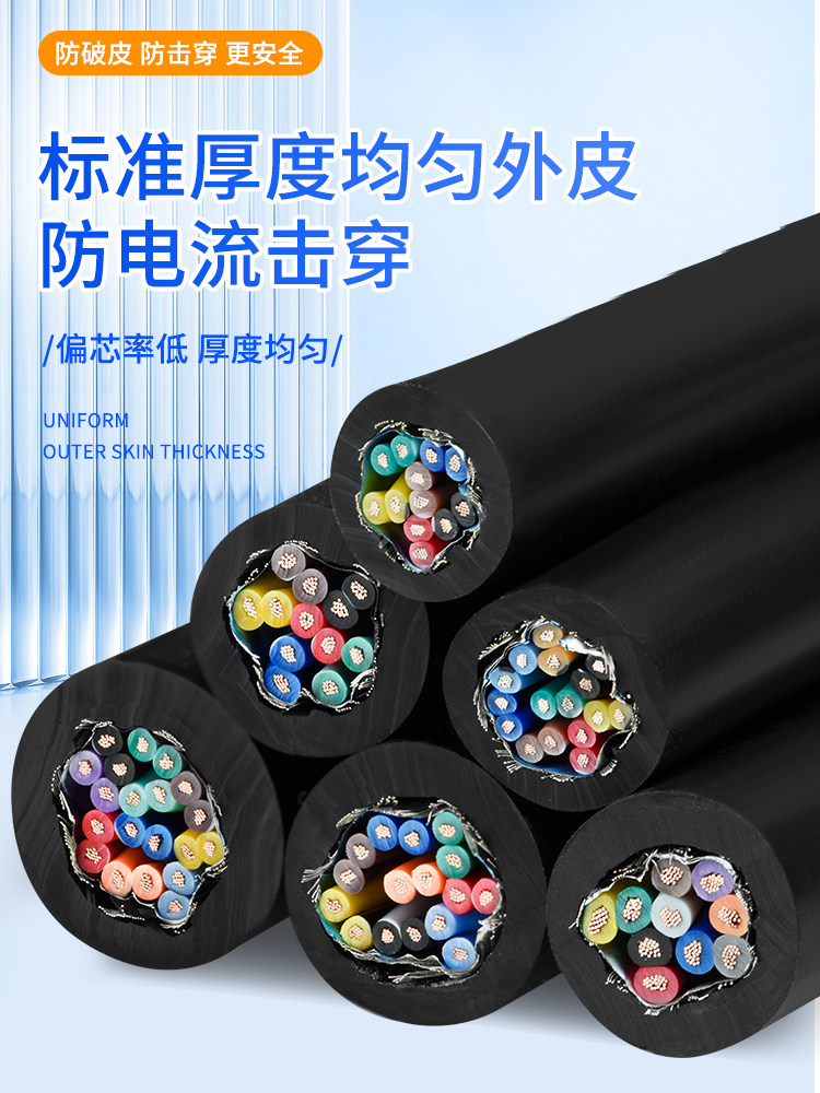 Cáp đôi xoắn chống nhiễu RVSP - Dây tín hiệu 4/6/8 lõi