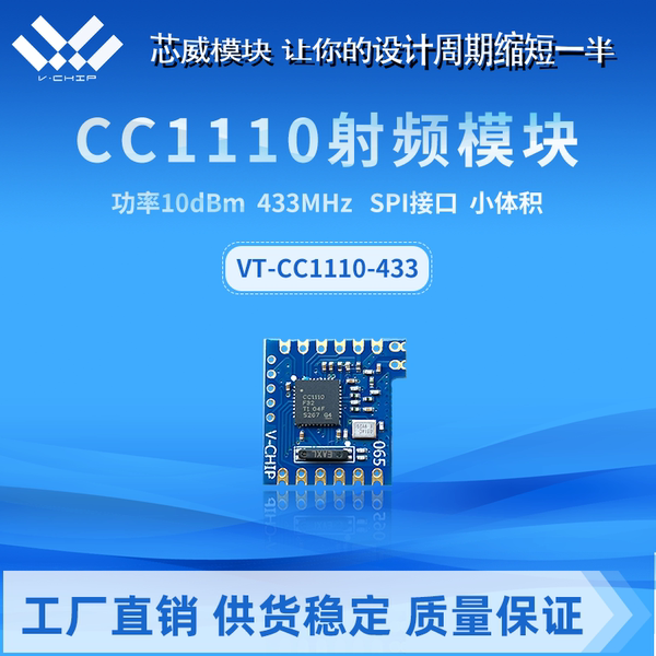 Multi-IO Pin CC1110 Module SOC Microcontroller Secondary Development ...