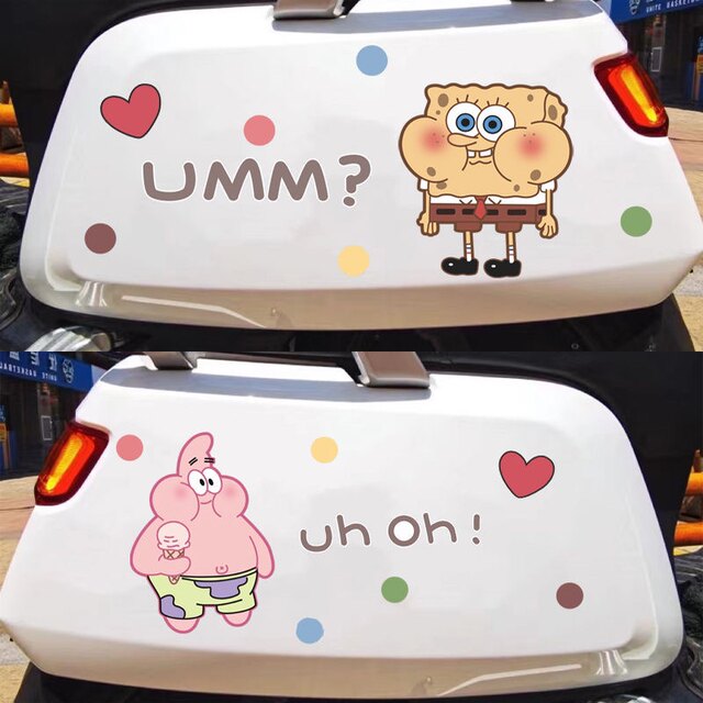 SpongeBob SquarePants Pai Daxing car cover scratch stickers electric ...