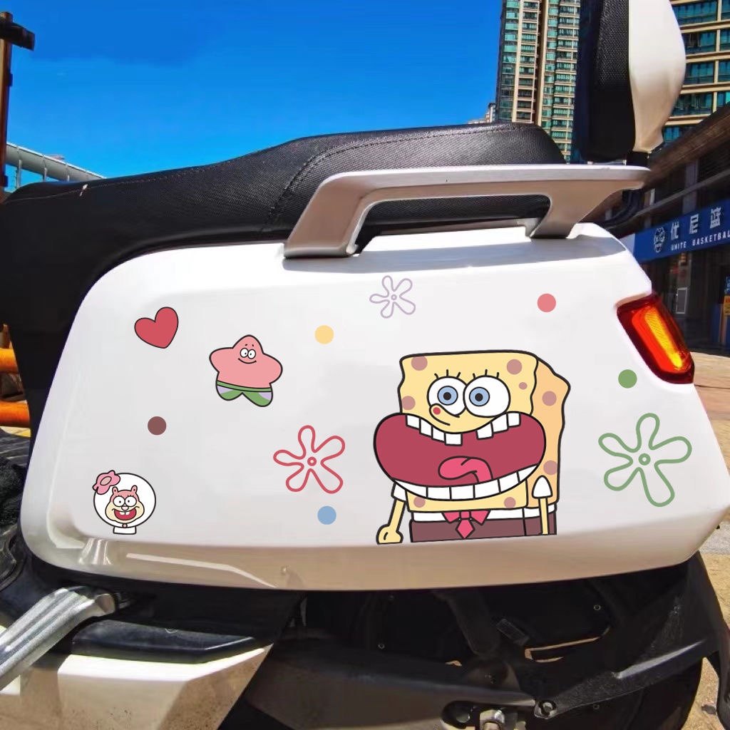 SpongeBob SquarePants Pai Daxing car cover scratch stickers electric ...
