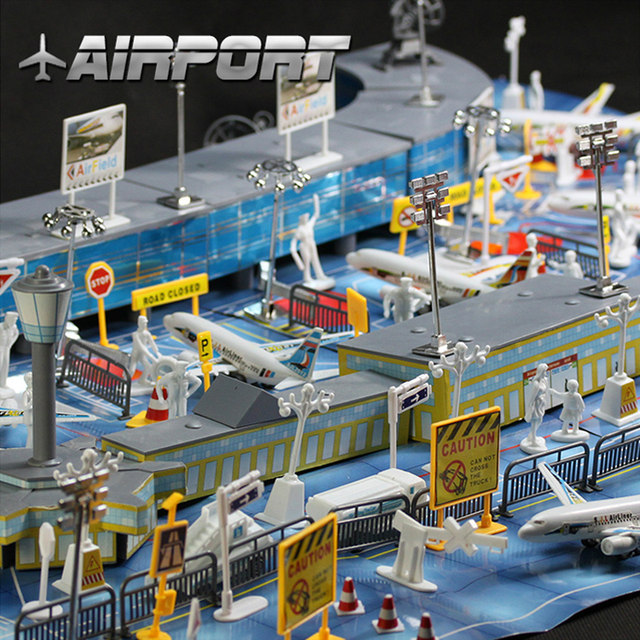 JEU children's toys airport simulation international airport aviation ...