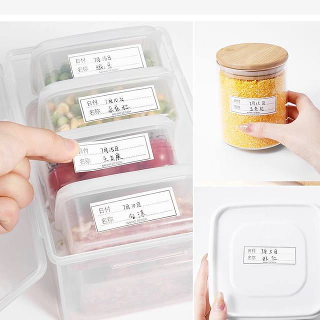 Label paper refrigerator freezer crisper classification stickers ...