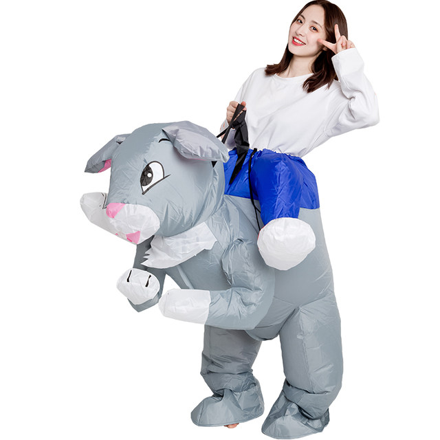 Funny cartoon walking animal mount cartoon doll costume funny rabbit ...