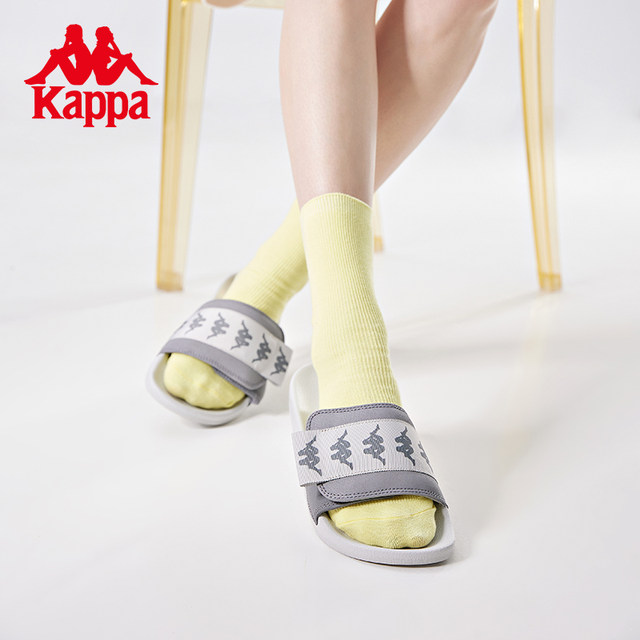 Kappa Kappa string label slippers new couple men's and women's slip-on ...