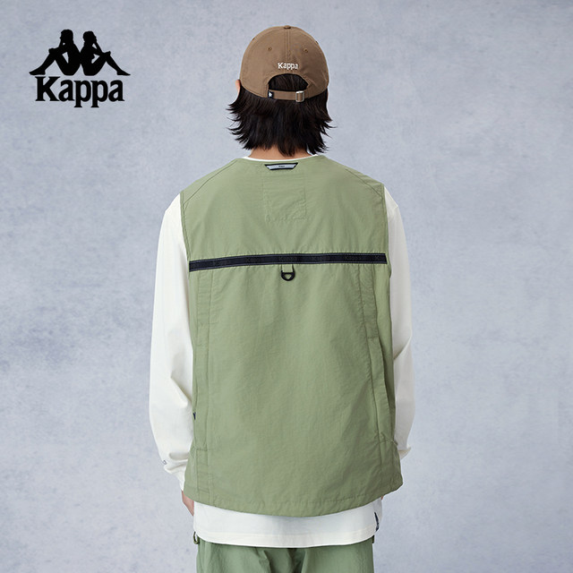 Kappa Kappa back-to-back sports woven vest sun protection vest running ...