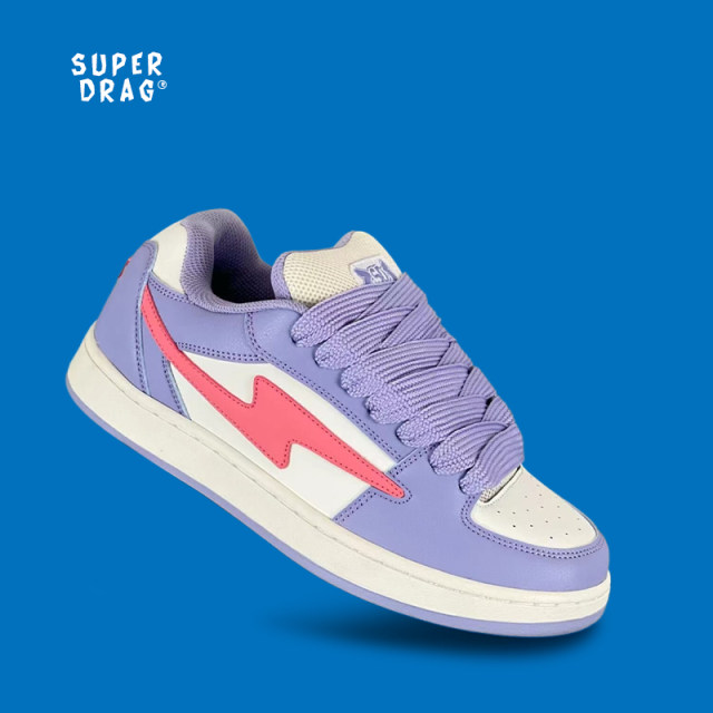 Super cool SUPERDRAG lightning shoes, original niche low-top sneakers, women's trendy retro ...