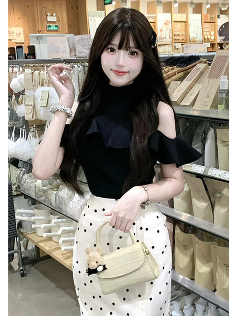 Small Puff Japanese Style Spring Women's Clothing Sweet Pullover Half ...