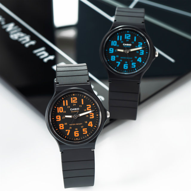 Casio Casio watch men's small black watch women's children's student ...