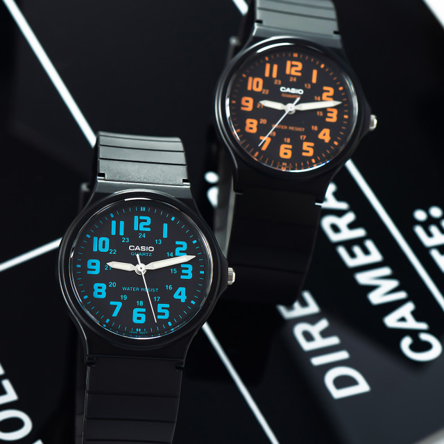 CASIO Casio watch men's trendy classic small black watch simple ...