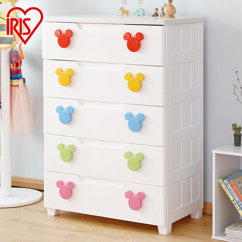 Iris Alice Drawer Storage Cabinet - 5-Tier Plastic Chest of Drawers