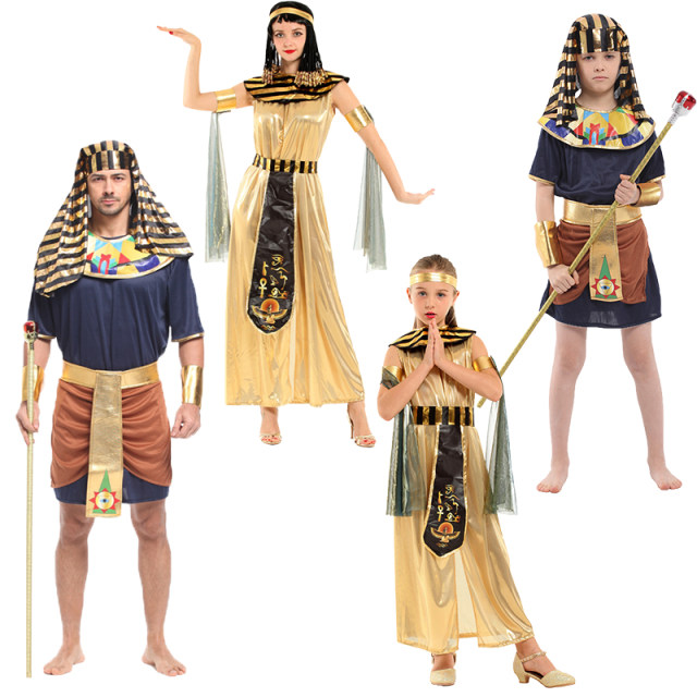 Halloween parent-child costumes children's masquerade Egyptian prince ...