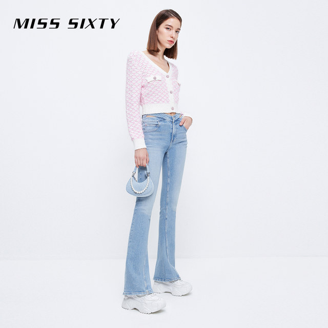 MISSSIXTY sweater temperament top small incense wind vitrus V -neck ...
